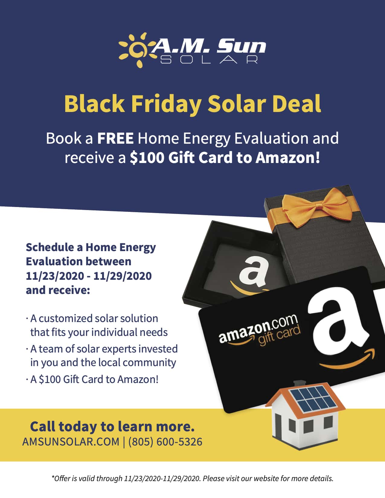 Black Friday Solar Deal for SLO County! | A.M. Sun Solar + Roofing