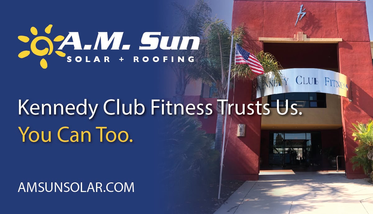 Kennedy Club Fitness Trusts Us. You Can Too. | A.M. Sun Solar + Roofing
