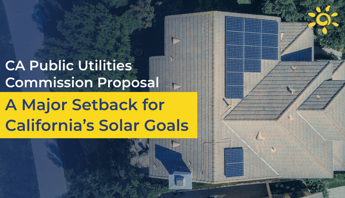 CA Public Utilities Commission Proposal a Major Setback for California ...